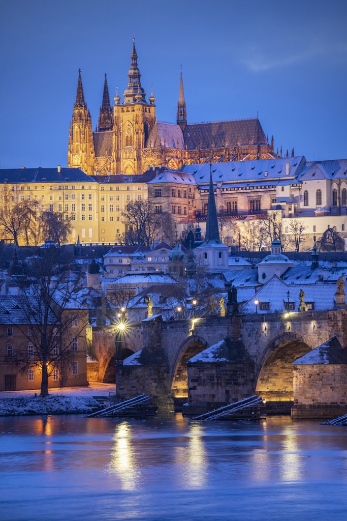 Prague Castle and Charles bridge in Winter – AP Global